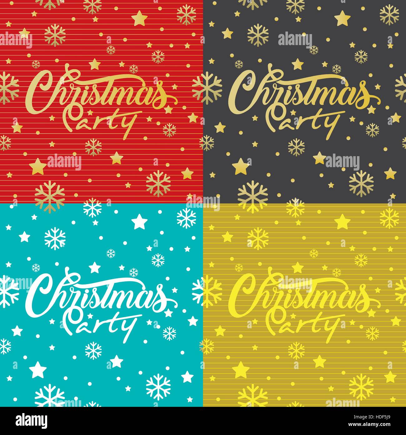 repeatable Christmas party background Stock Vector Image & Art - Alamy