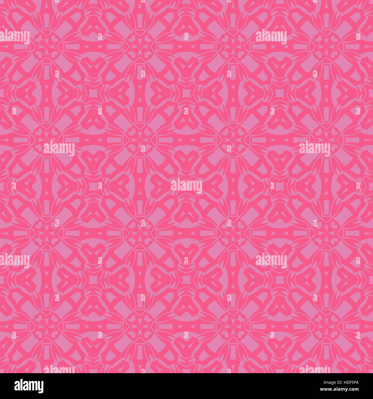 Pink Ornamental Seamless Line Pattern Stock Photo - Alamy
