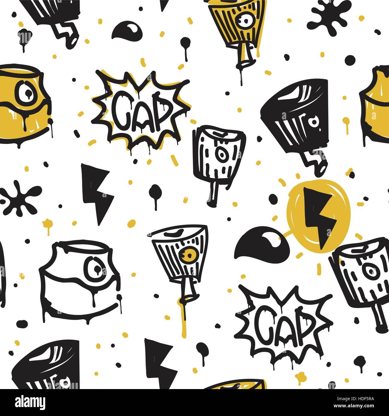 Creative graffiti street art Stock Vector Images - Alamy