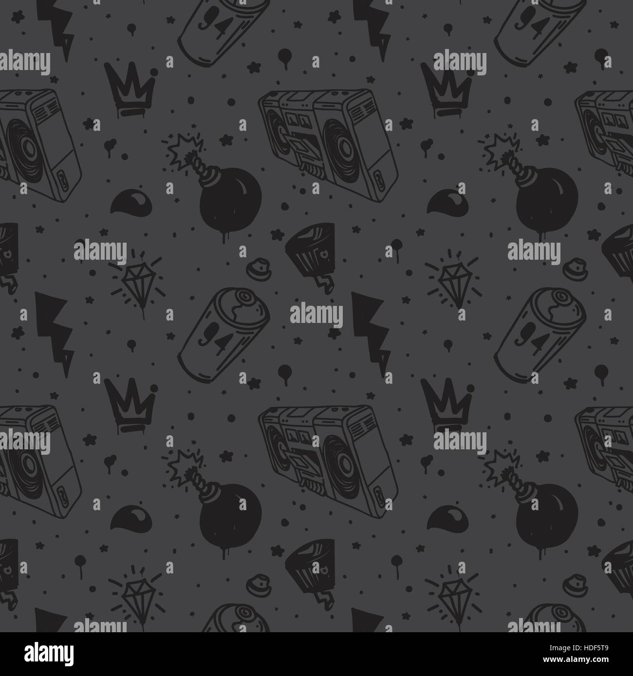 Graffiti seamless pattern Stock Vector Image & Art - Alamy