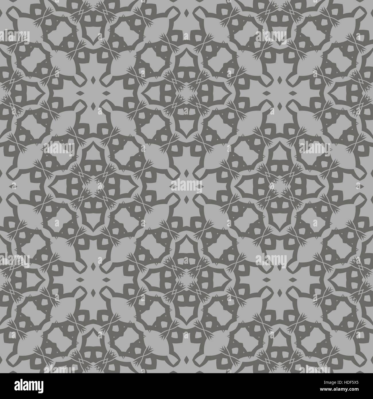 Grey Ornamental Seamless Line Pattern Stock Vector Image & Art - Alamy