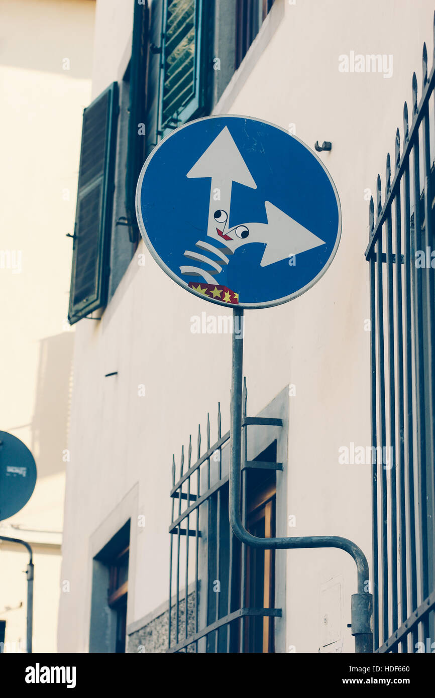 Florence clet street art hi-res stock photography and images - Alamy