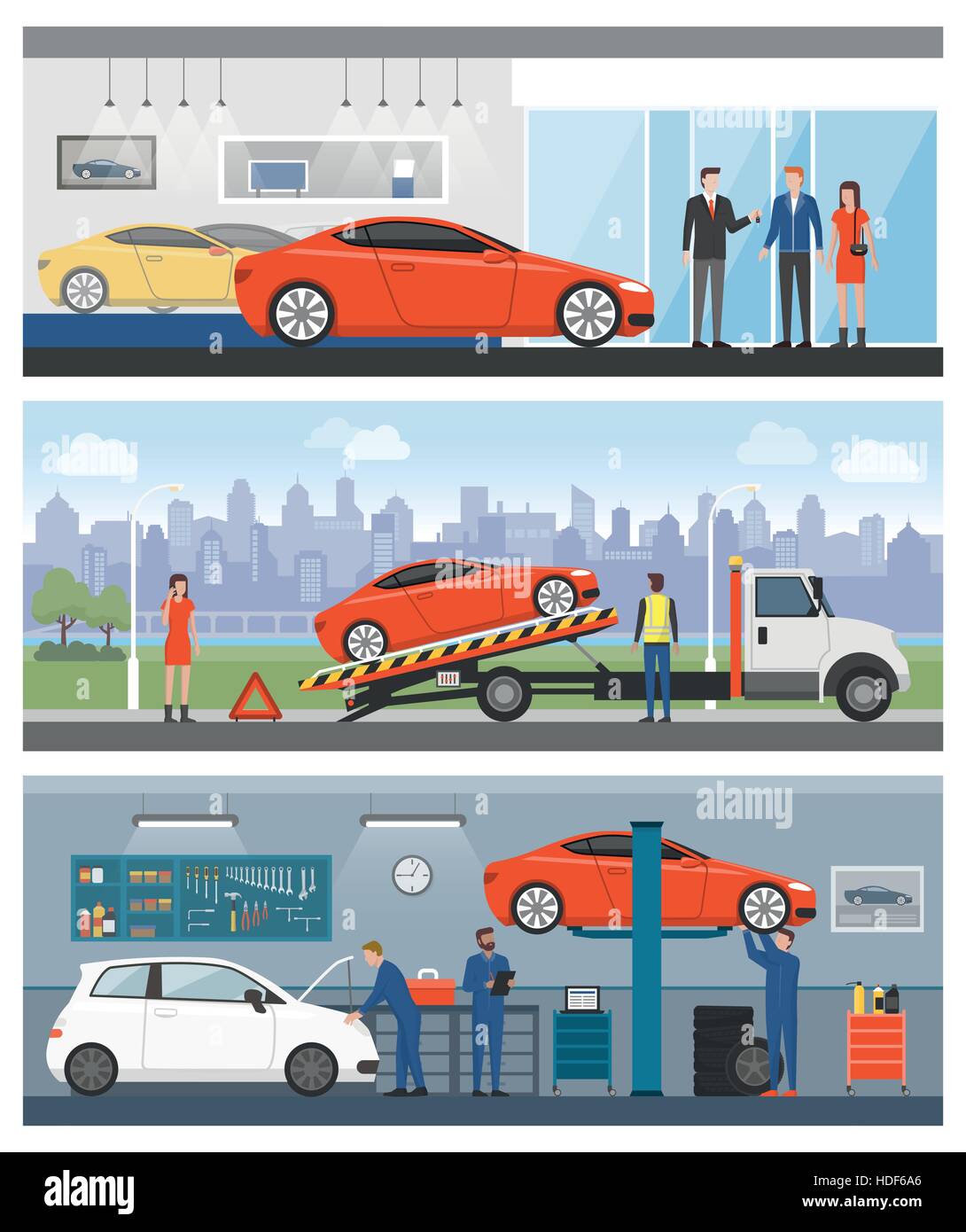 Truck showroom hi-res stock photography and images - Alamy