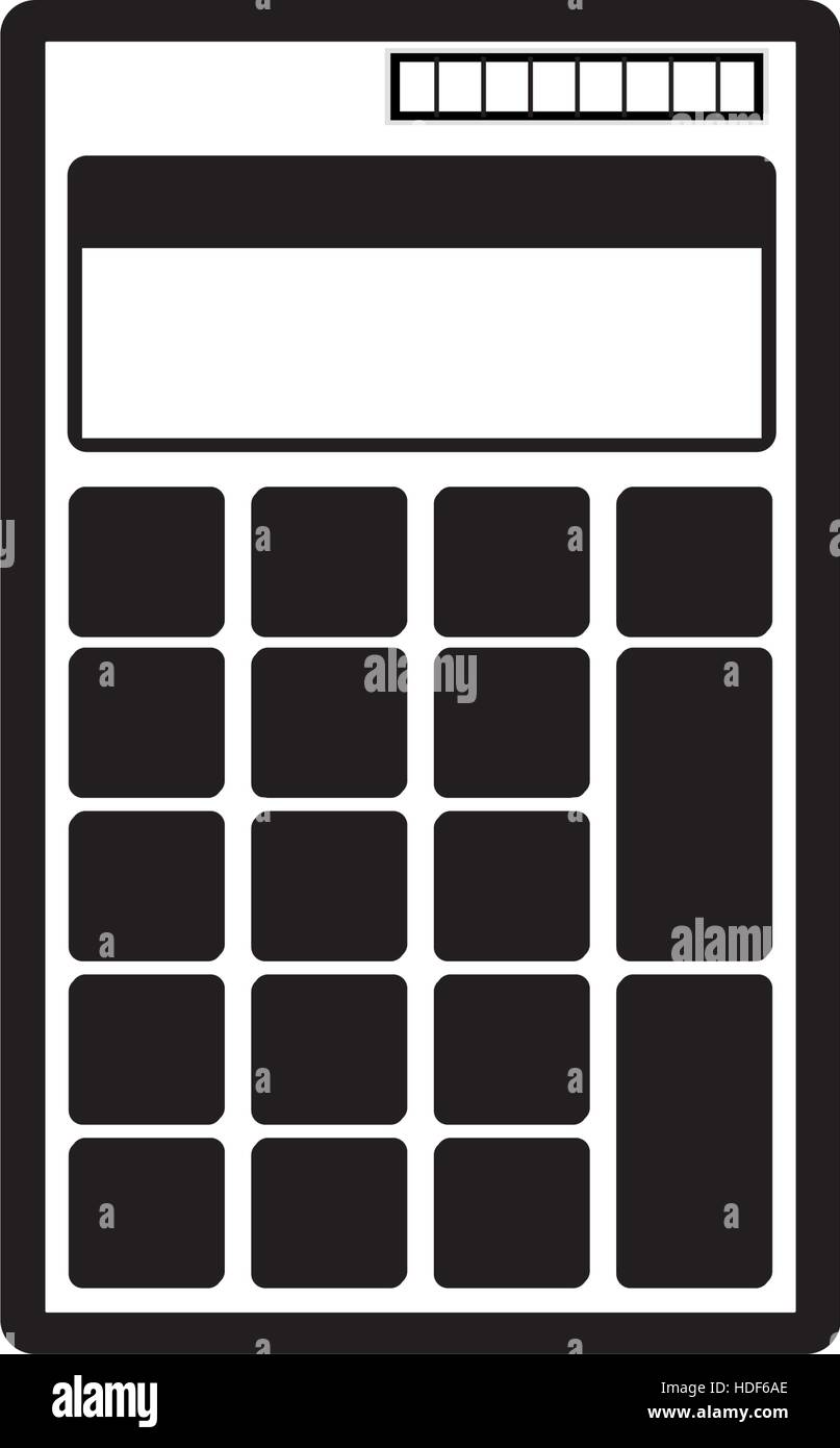 Calculator icon. Tool mathematics finance and device theme. Isolated ...