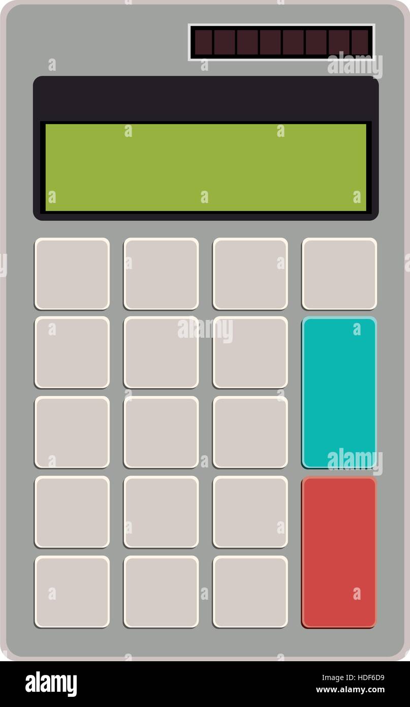 Calculator icon. Tool mathematics finance and device theme. Isolated ...