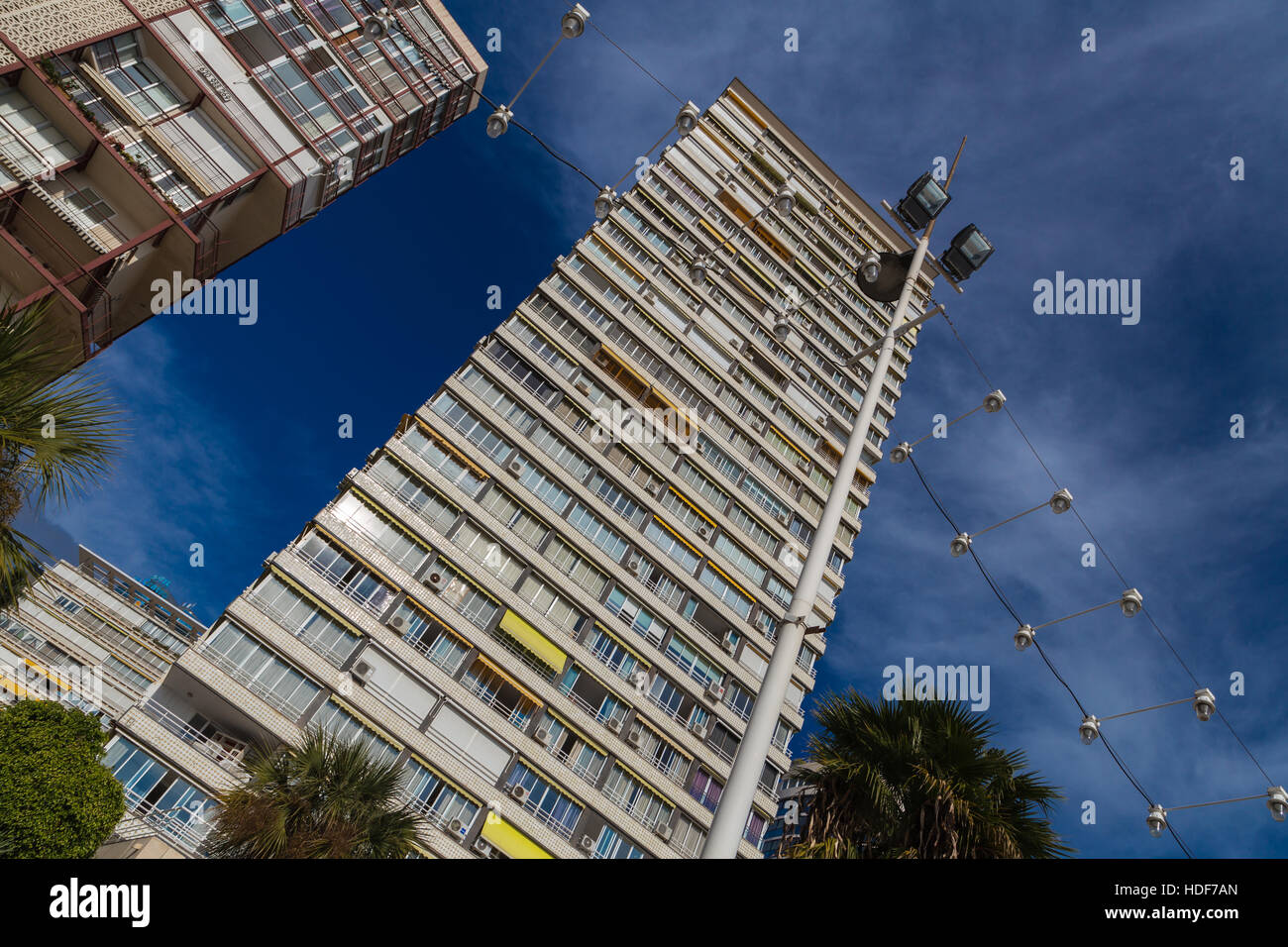 Benidorm, Alicante Province, Spain, Europe, High rise apartments on ...
