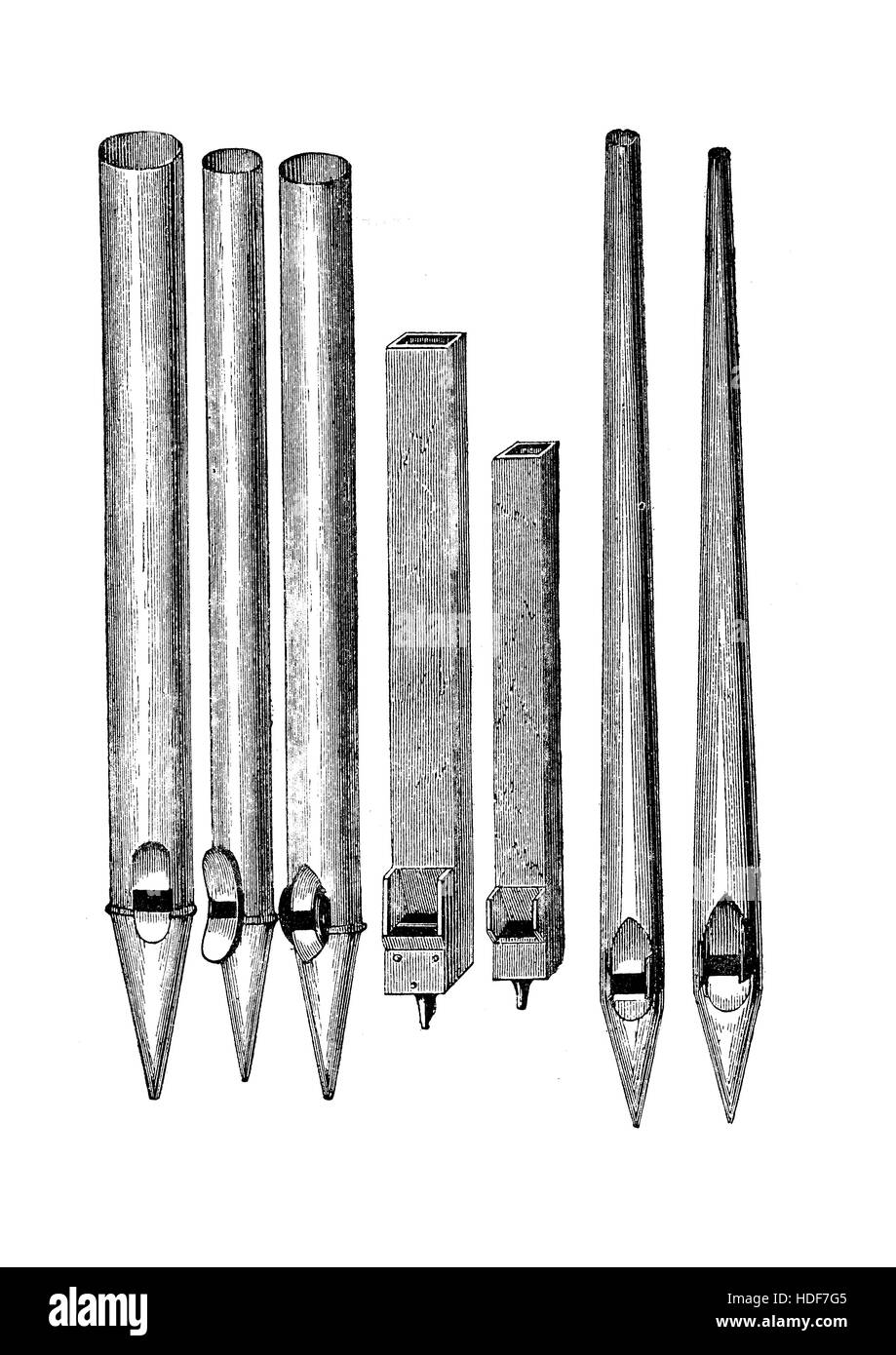 Organ pipe pipes Black and White Stock Photos & Images - Alamy