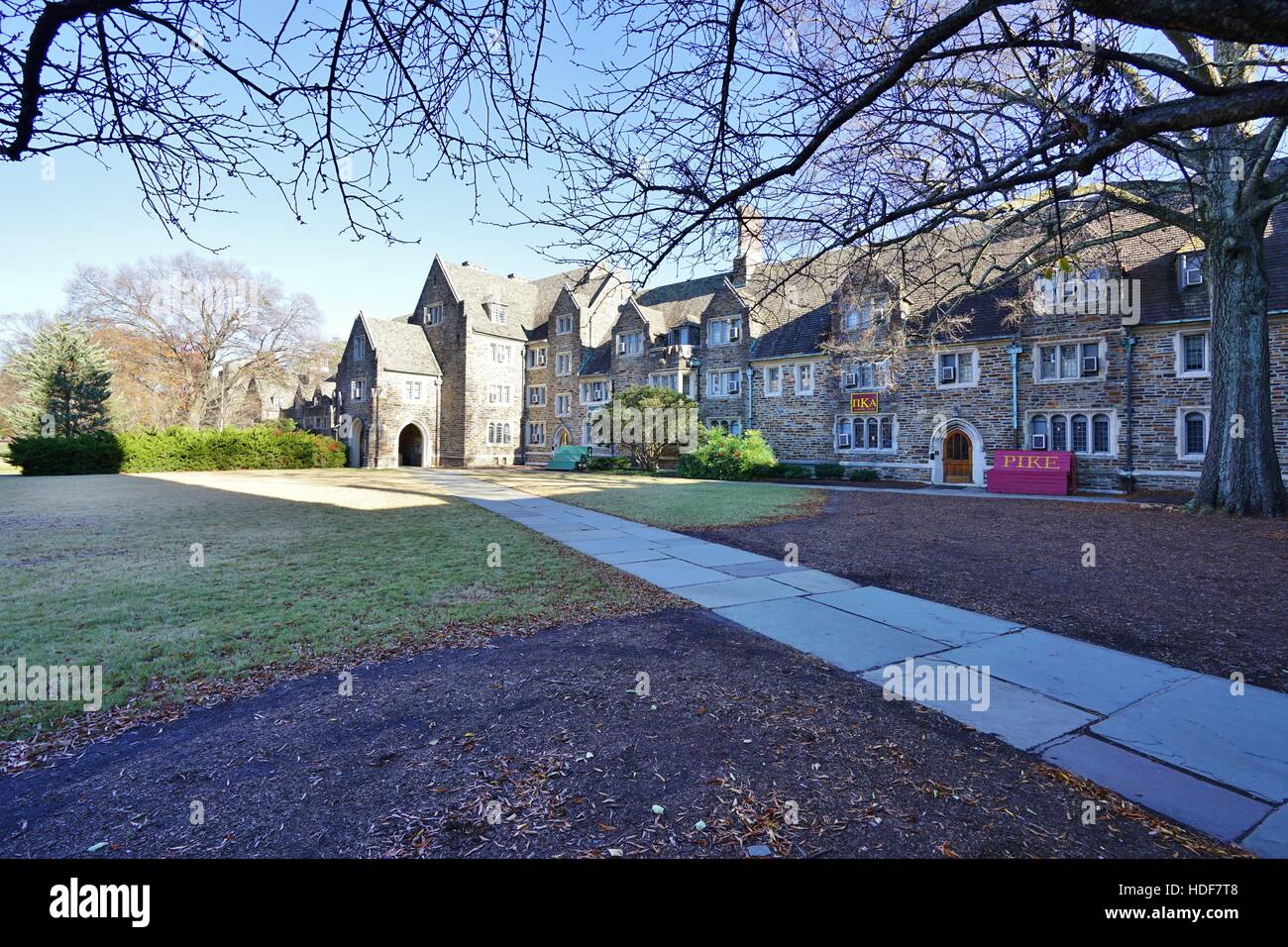 View of the Duke University campus Stock Photo - Alamy