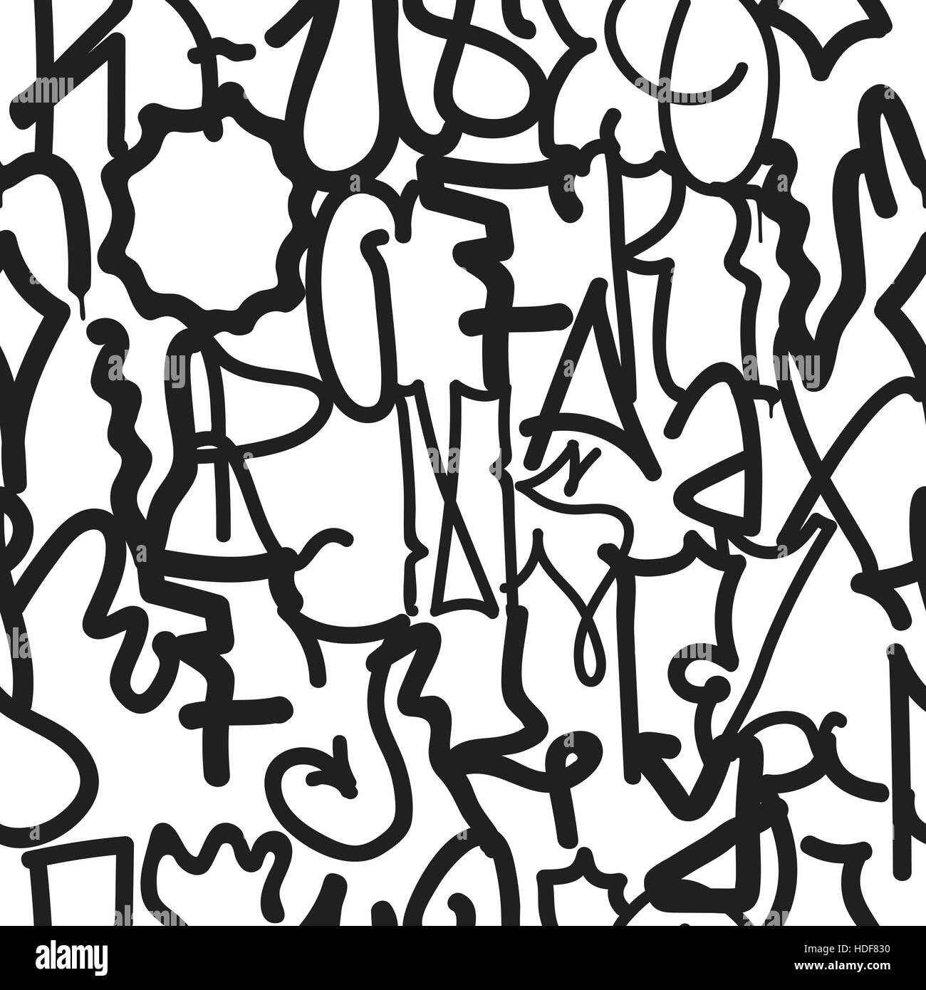 Fashion graffiti hand drawing texture Stock Vector Image & Art - Alamy