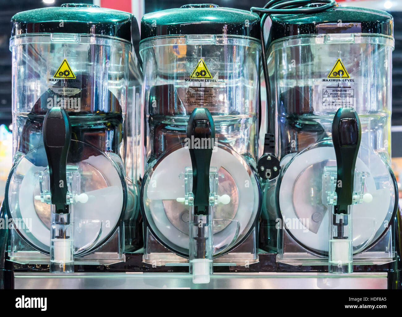 Modern frozen machine in the new system for use in the beverage cafe ...