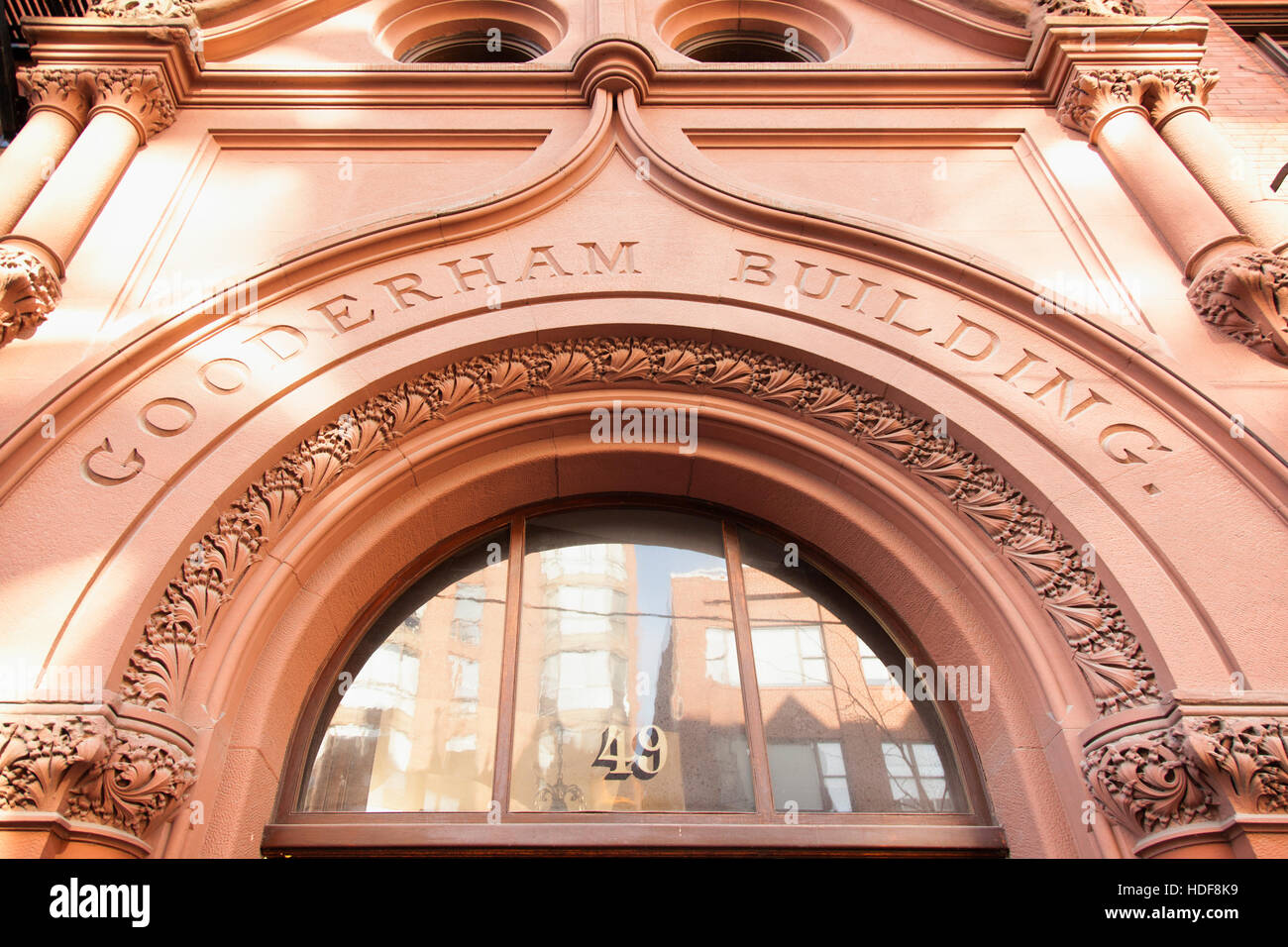 TORONTO - NOVEMBER 18, 2016: The red-brick Gooderham Building is a ...