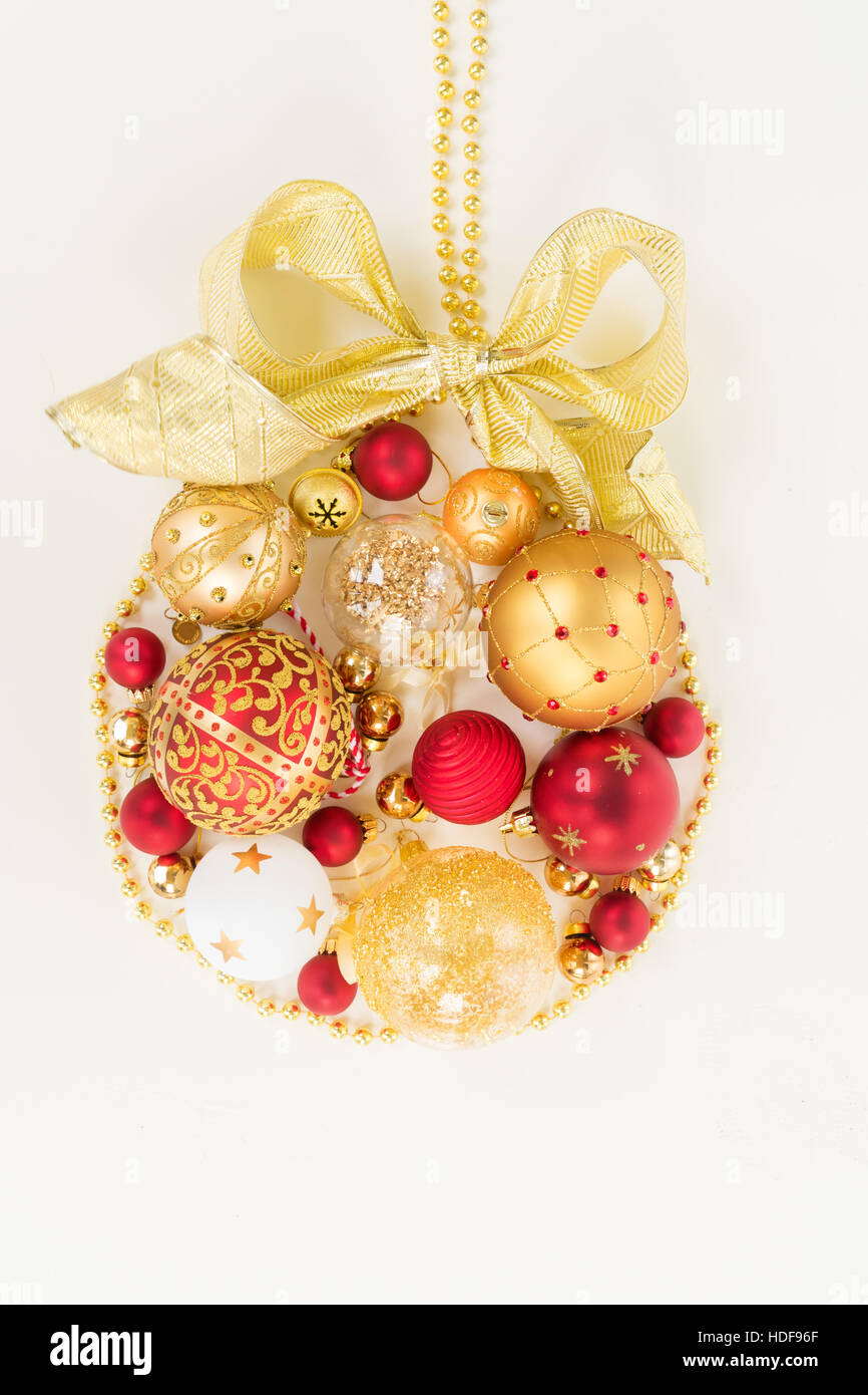 Hanging christmas ball Stock Photo - Alamy