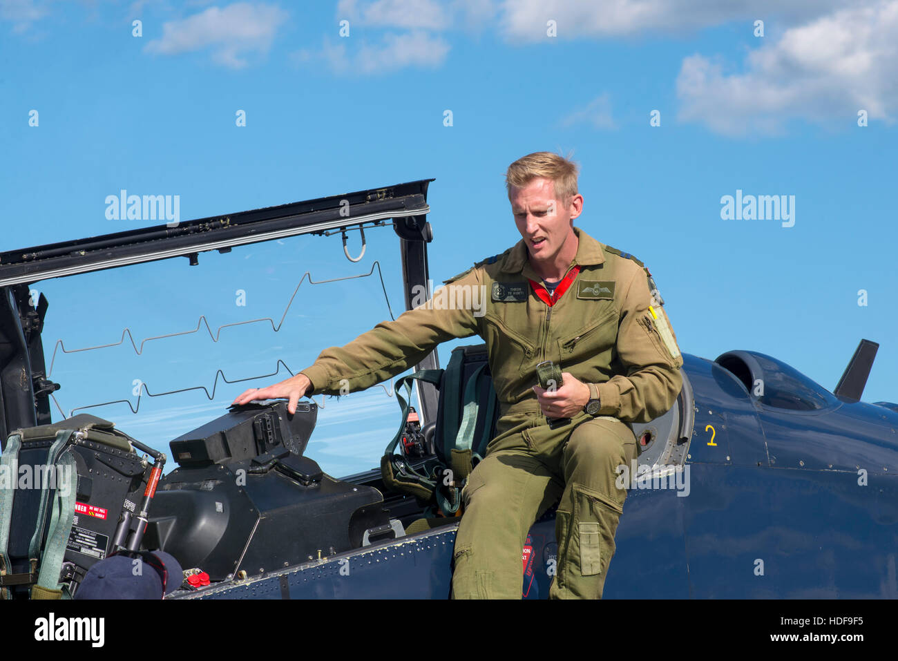 WINDSOR, CANADA - SEPT 10, 2016: View of canadian military Jet and ...