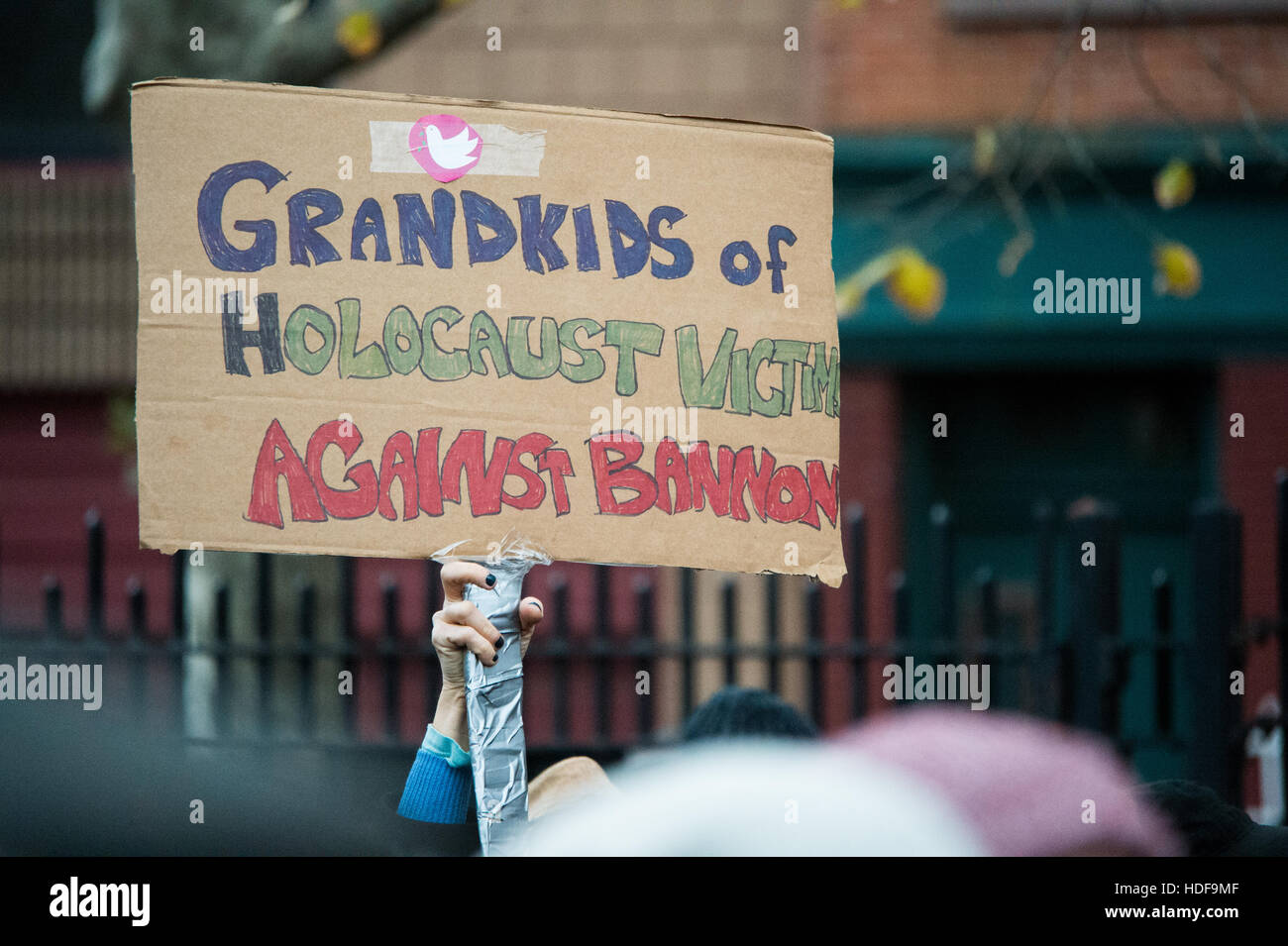 Anti-Hate Rally in Adam Yauch Park Stock Photo - Alamy