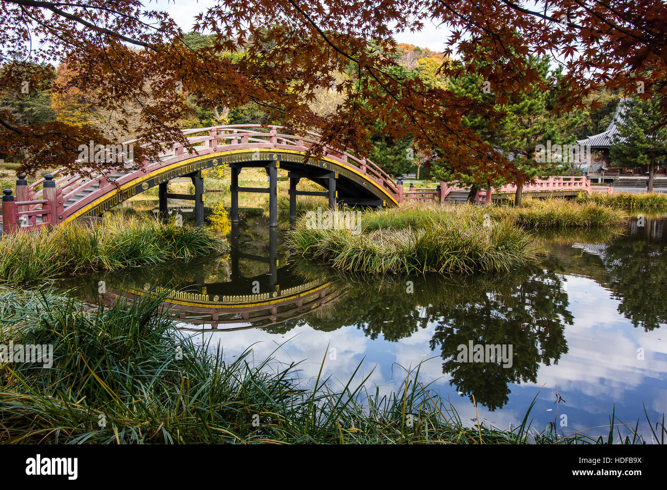 Soribashi Bridge at Shomyoji - Shomyoji was built by Sanetoki Hojo ...
