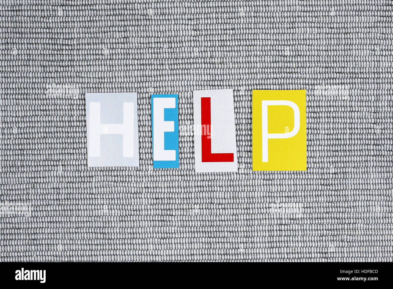 help word on grey background Stock Photo - Alamy