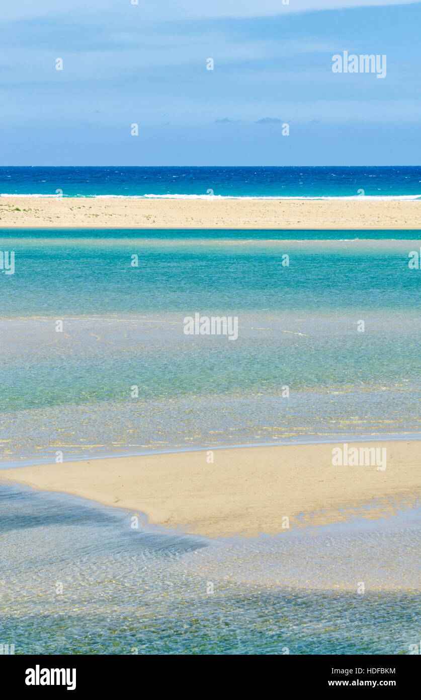Turquoise waters at Mallacoota inlet, Victoria, VIC, Australia Stock ...