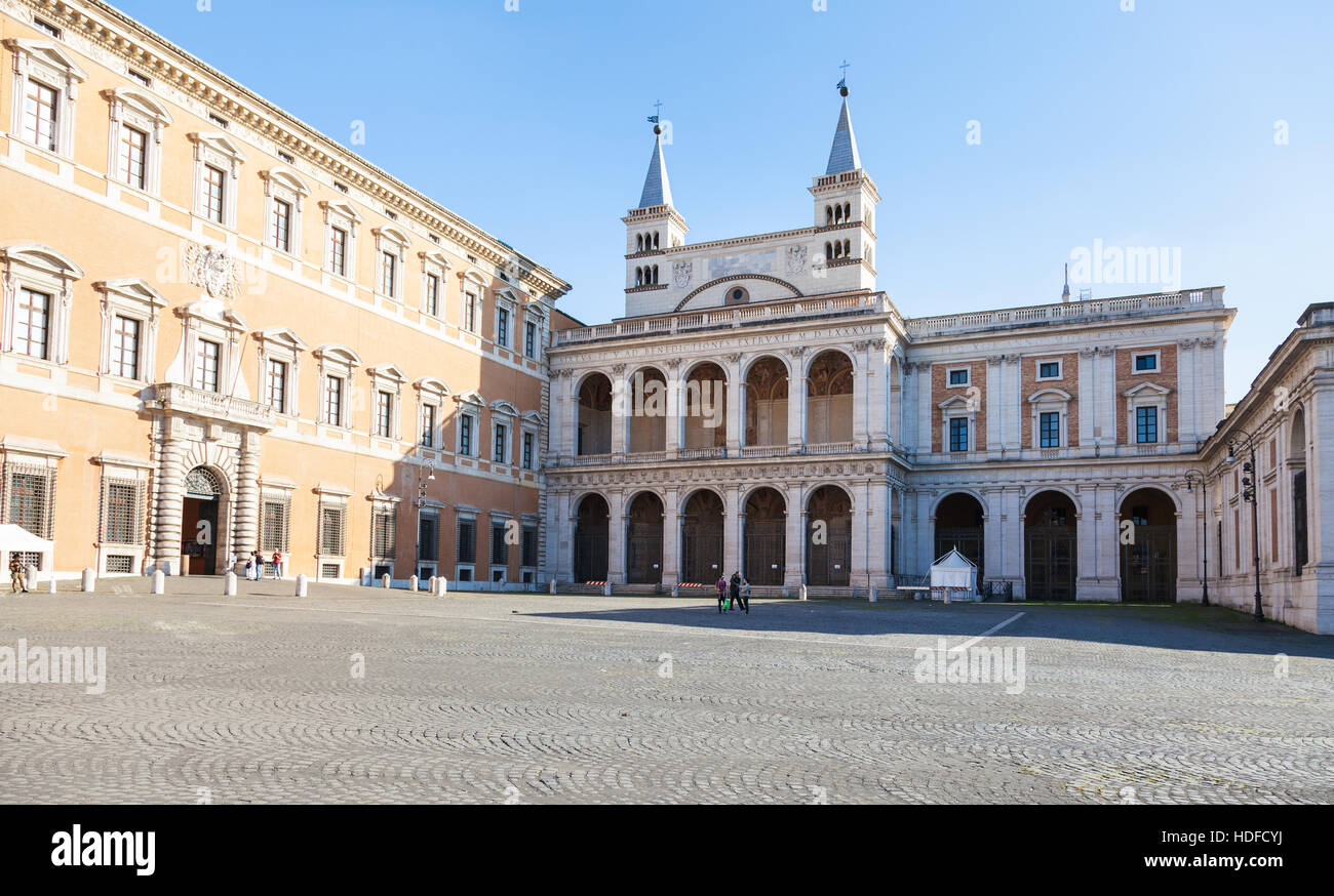 Lateran palace hi-res stock photography and images - Alamy