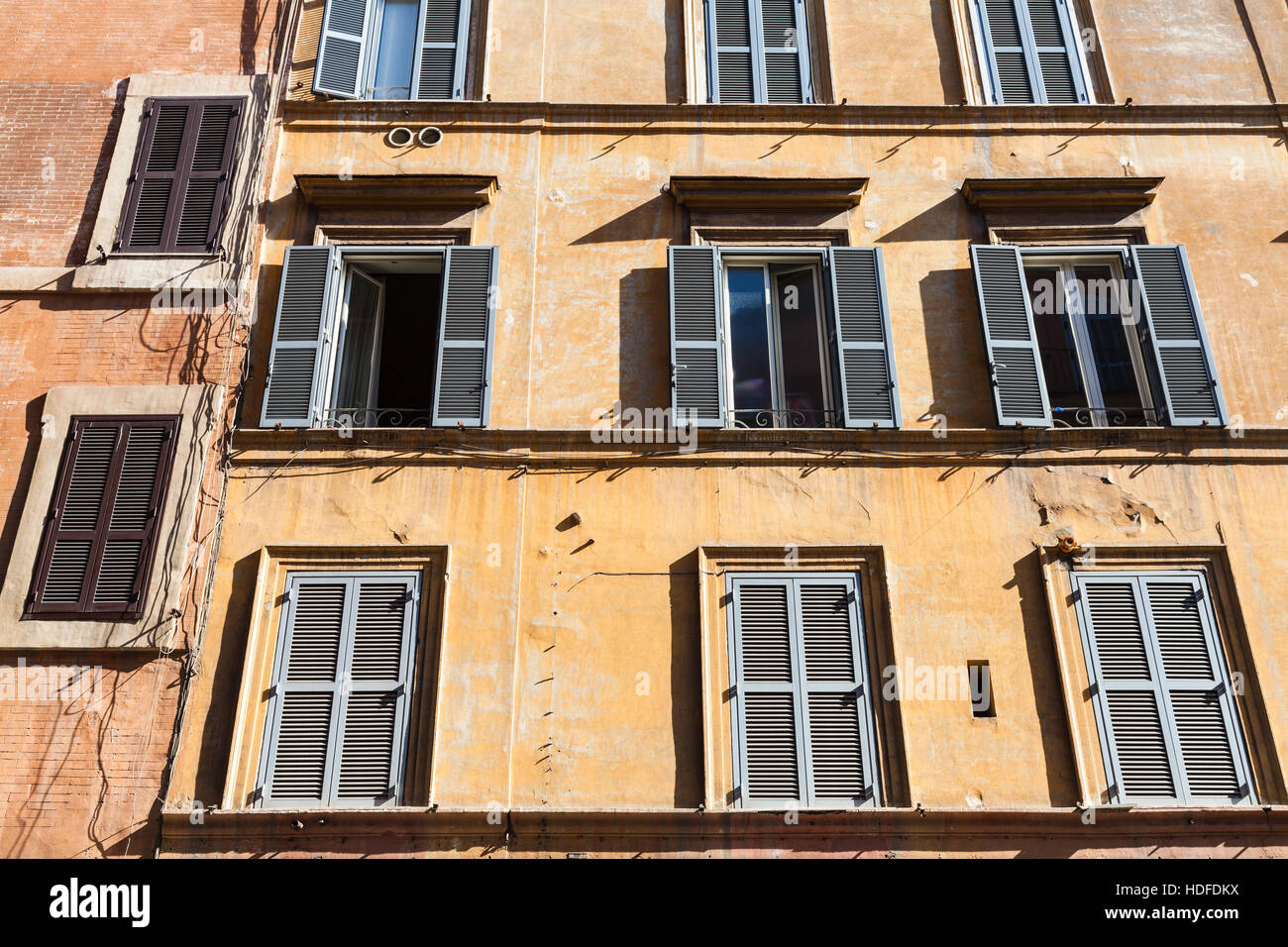 travel to Italy - front view of old house on street via Francesco ...
