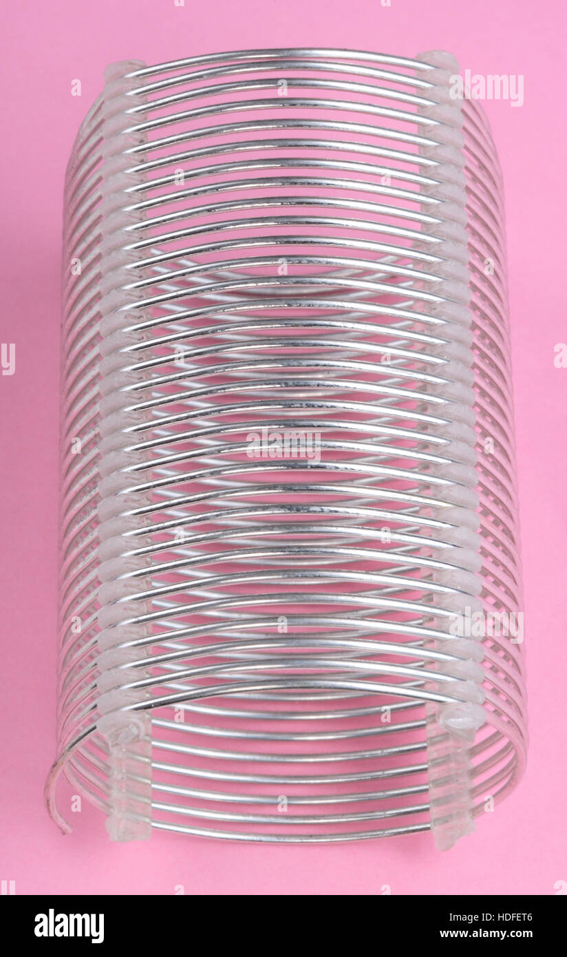 radio coil on pink background Stock Photo - Alamy