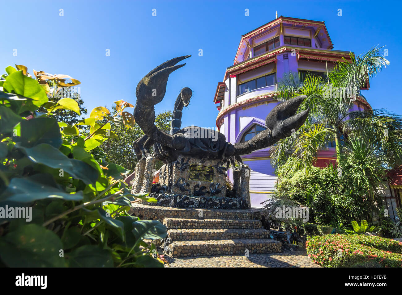 Wat Phra That Doi Wao (Black Scorpion Temple) in Chiang rai, Thailand ...