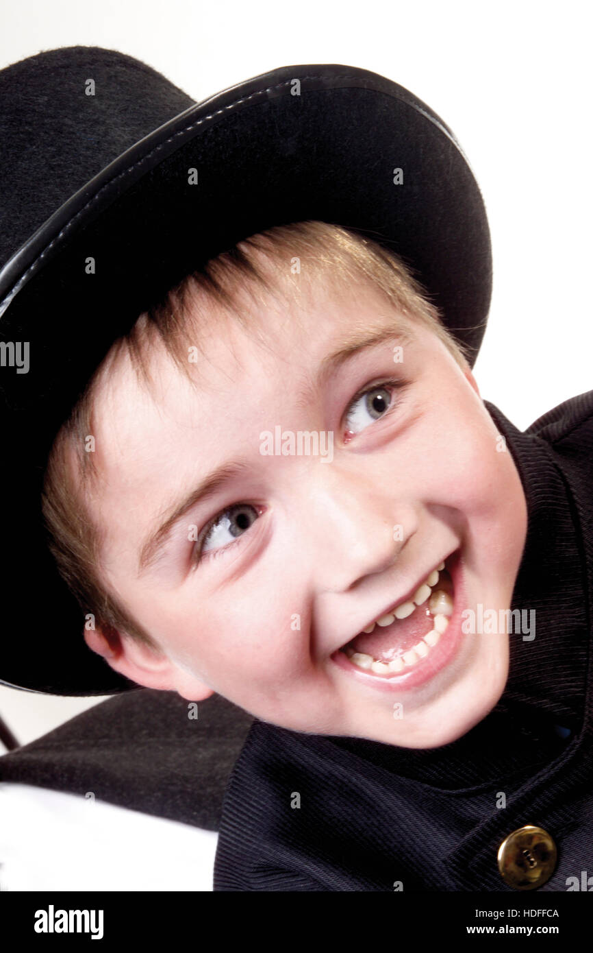 Boy dressed as a chimney sweep Stock Photo - Alamy