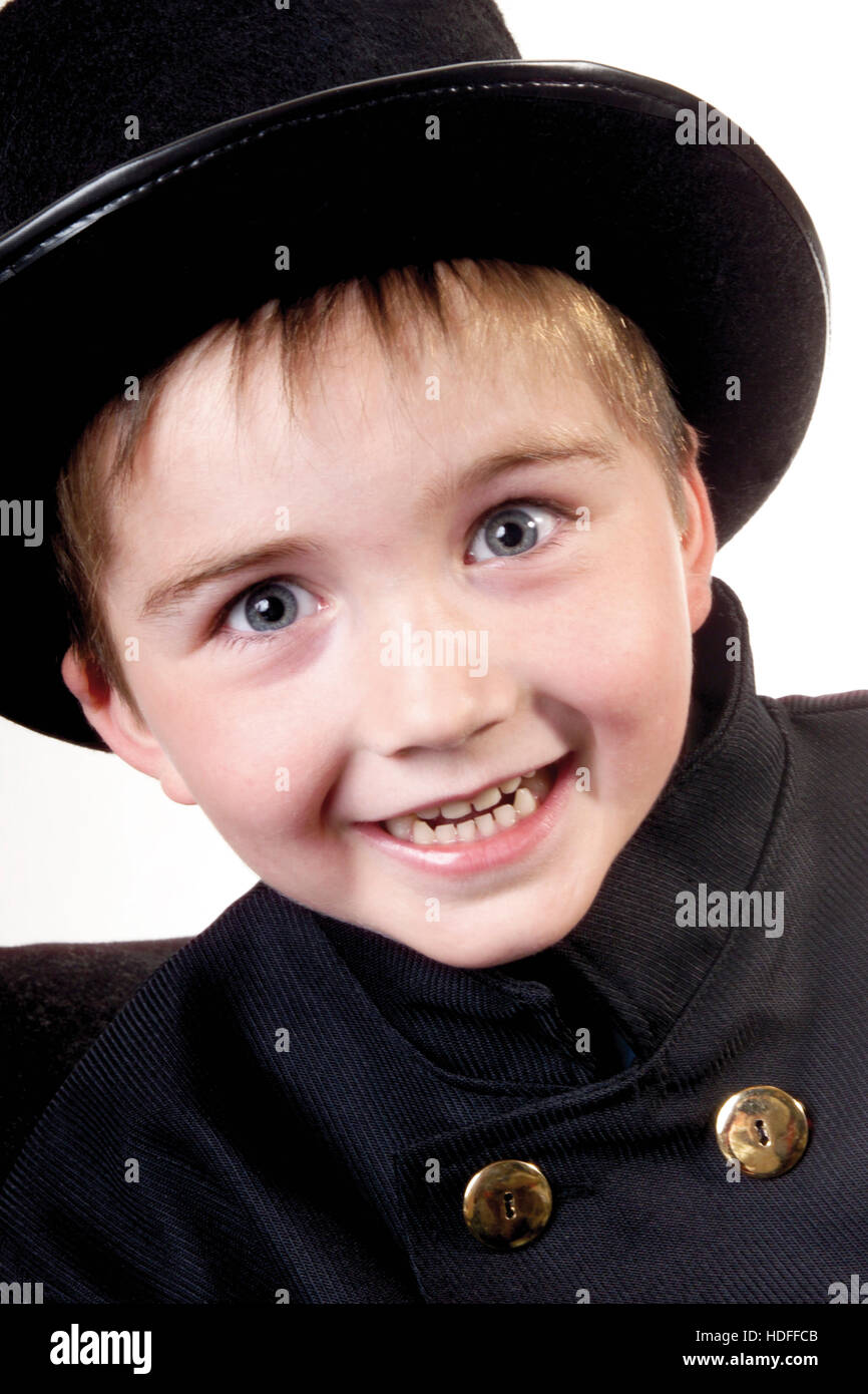 Boy dressed as a chimney sweep Stock Photo - Alamy