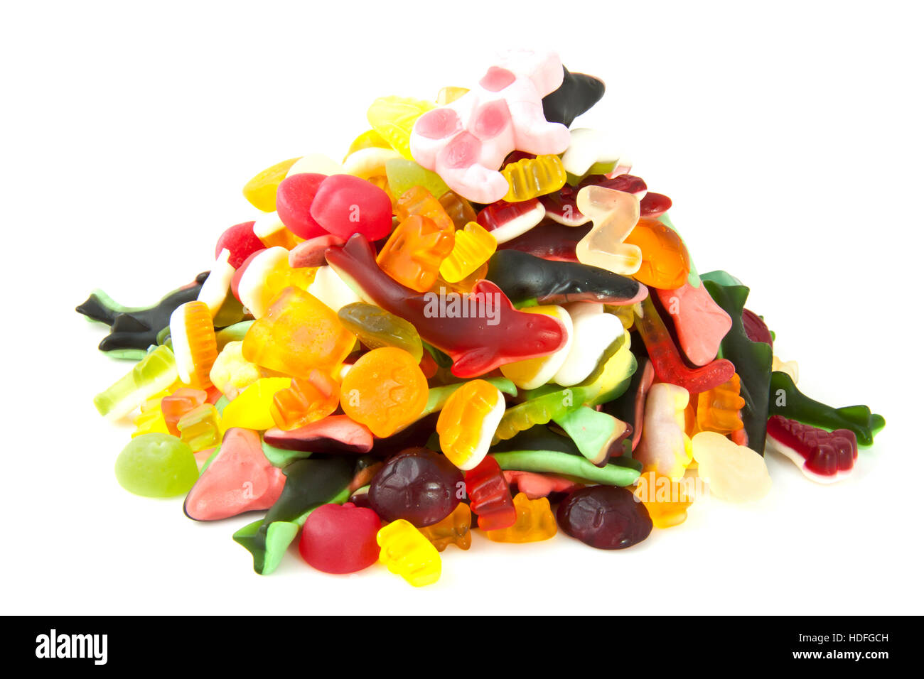 Sweets isolated pile hi-res stock photography and images - Alamy