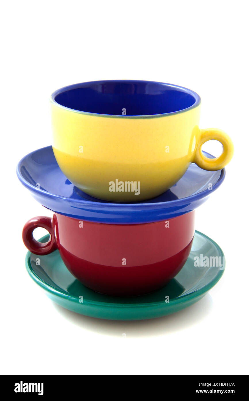 Pile of coffee cups hi-res stock photography and images - Alamy