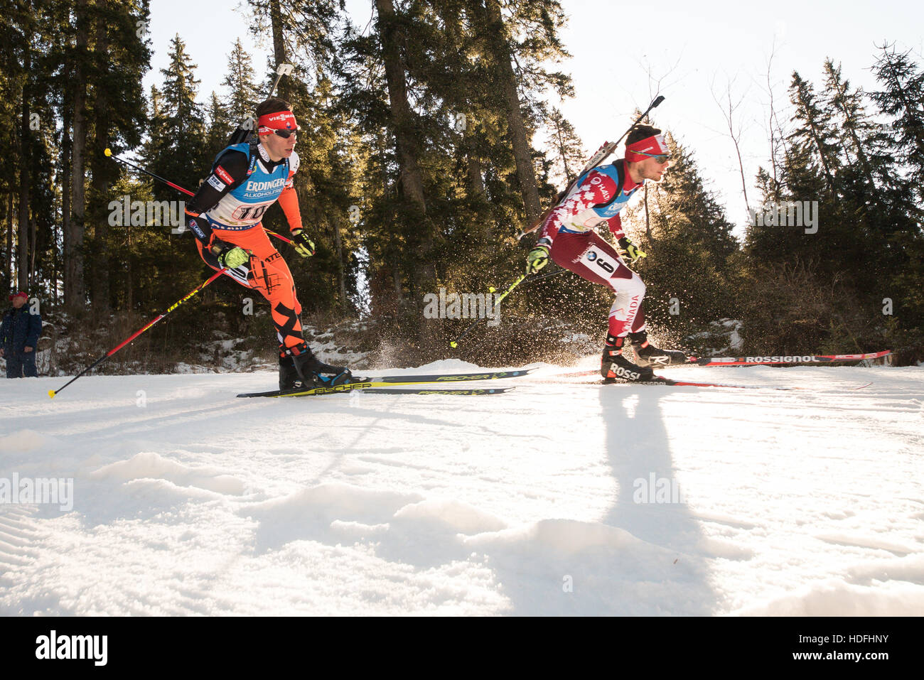 Pokljuka, Slovenia. 11th Dec, 2016. Tomas Hasilla of Slovakia and GOW ...