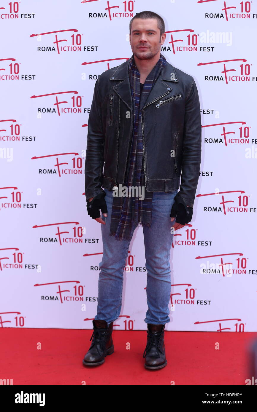American actor Charlie Weber during the red carpet of fiction ...