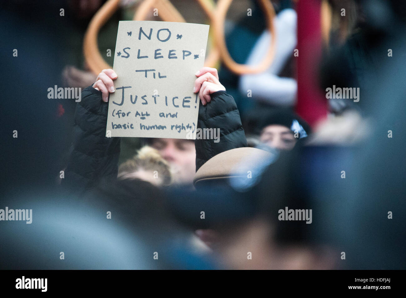 Anti-hate rally in Adam Yauch Park in Brooklyn, NY Stock Photo - Alamy