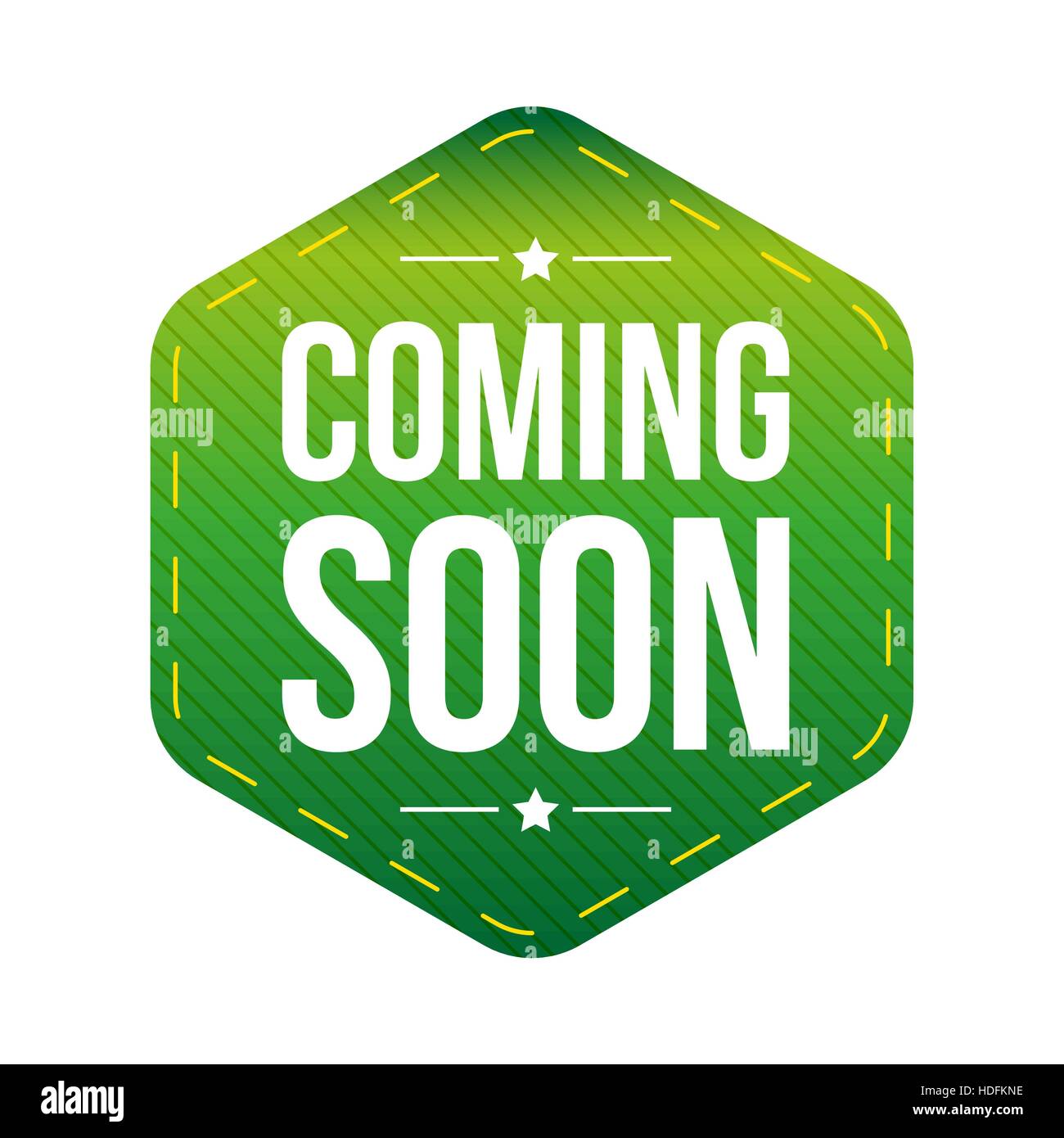 Green coming soon label hi-res stock photography and images - Alamy