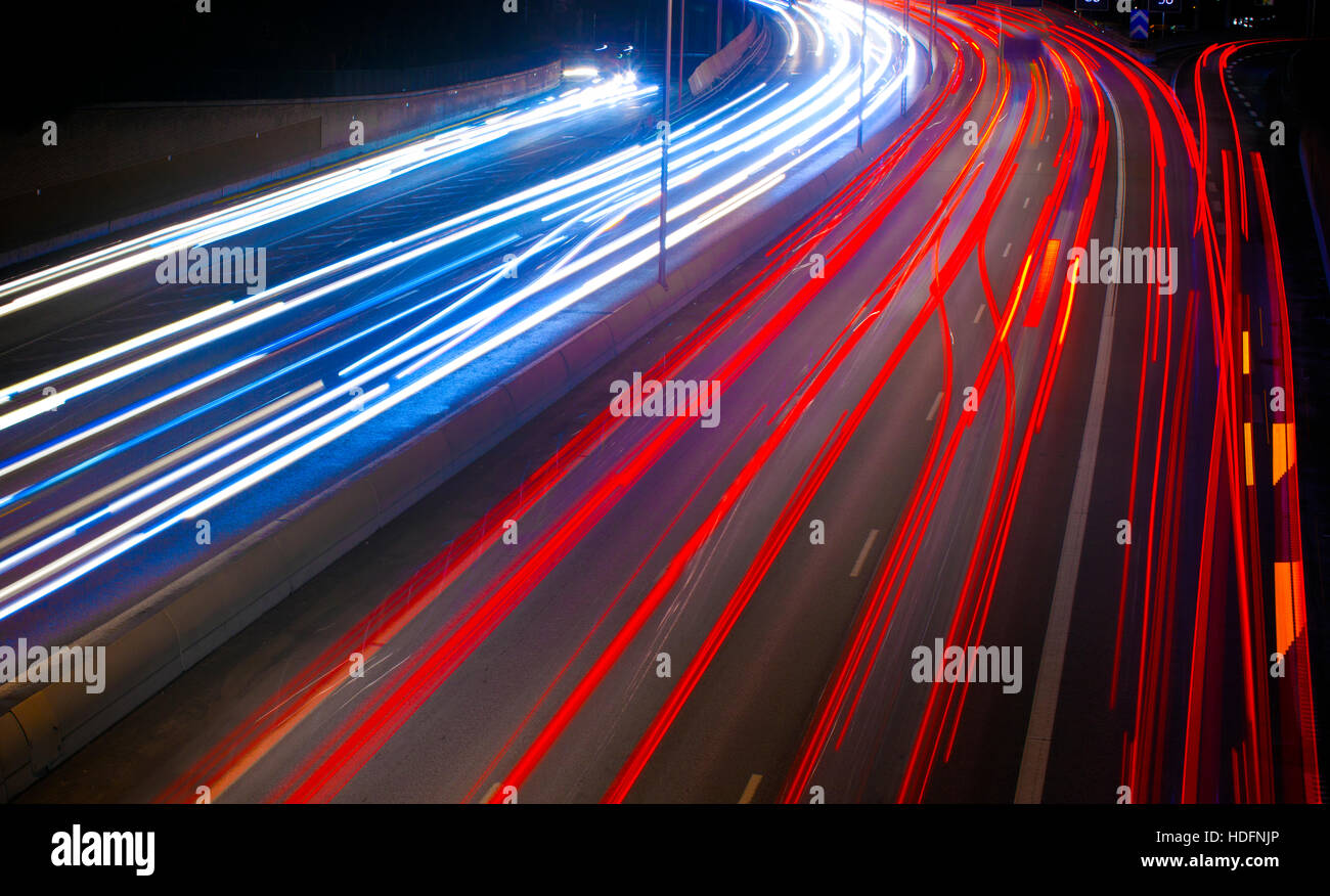 Traffic on Freeway Stock Photo - Alamy