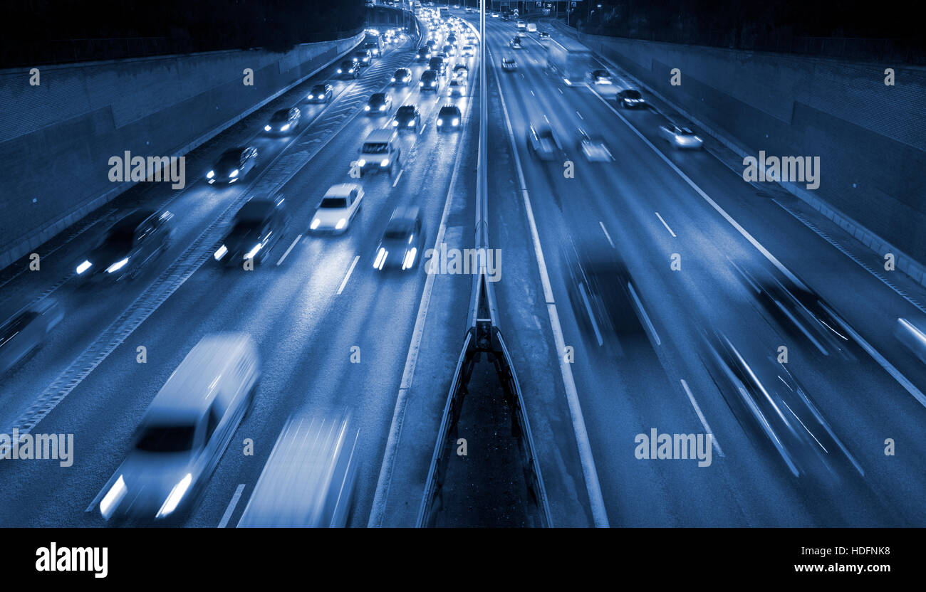 Traffic on Freeway Stock Photo - Alamy
