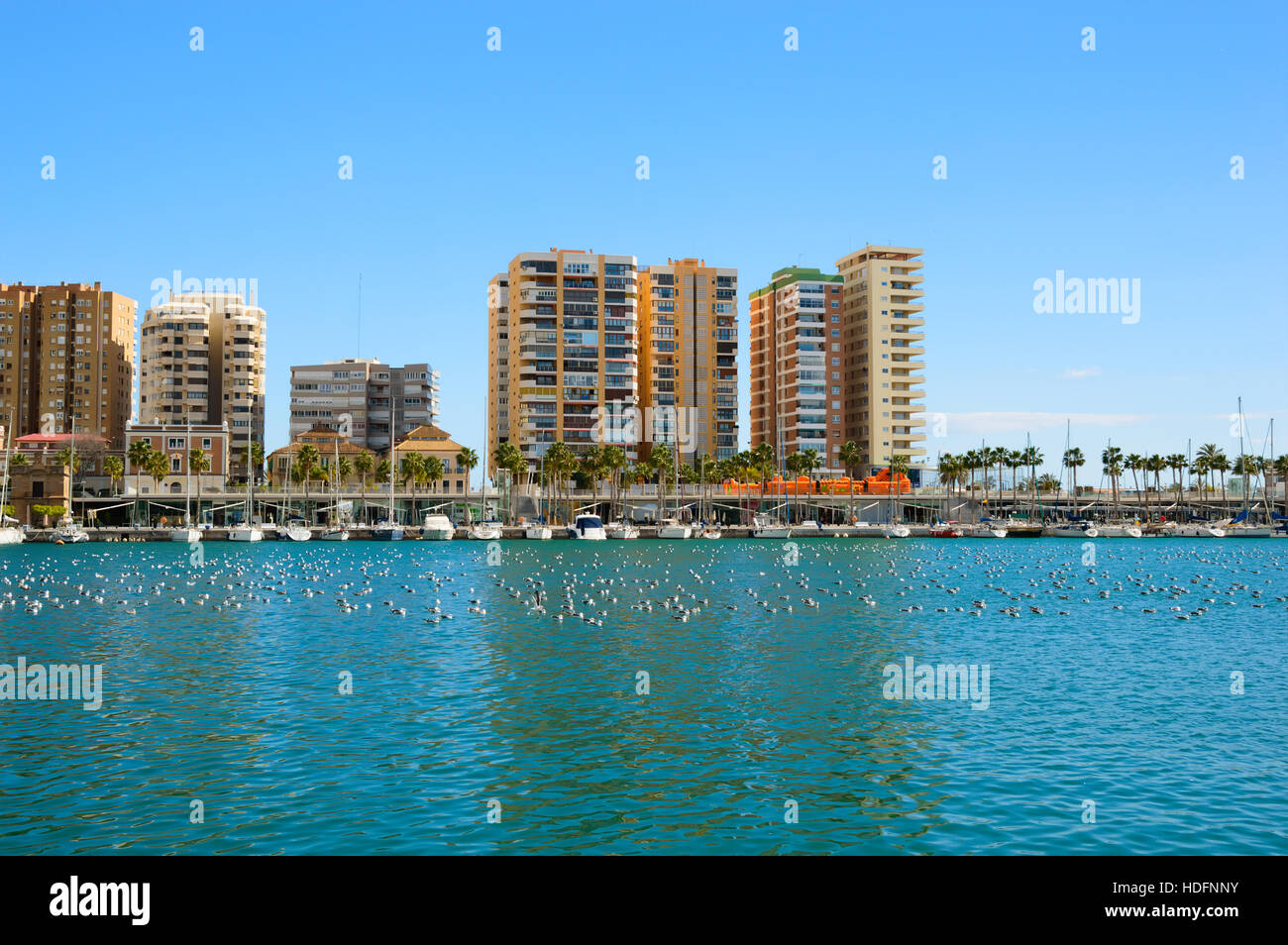 Malaga port hi-res stock photography and images - Alamy