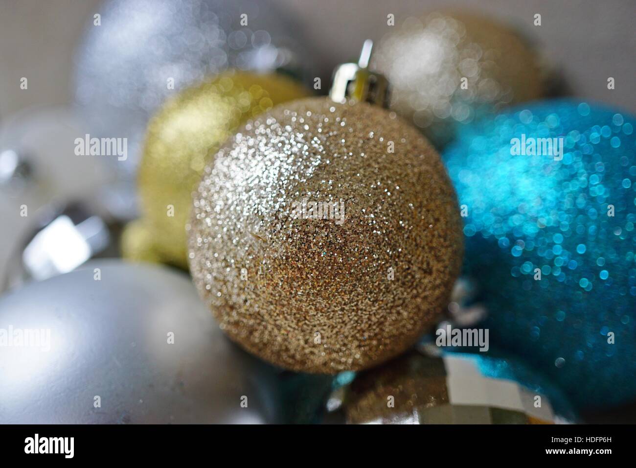 Glittery christmas ornament hi-res stock photography and images - Alamy