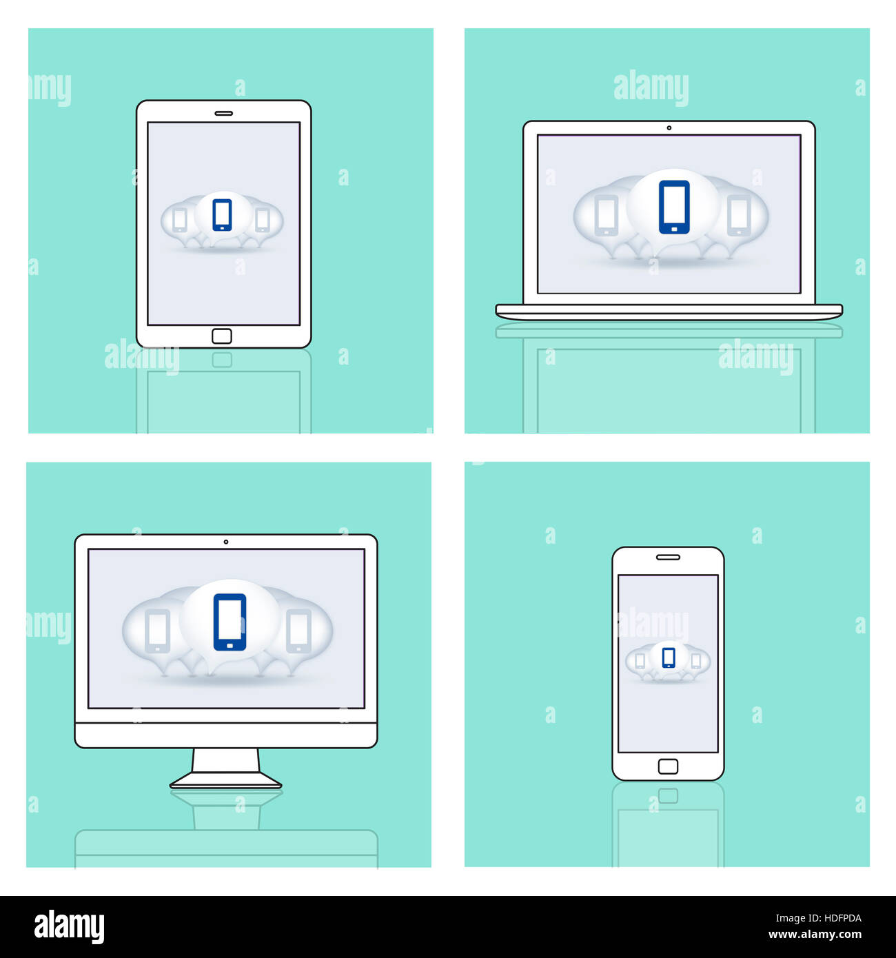 Smart Phone Mobile Internet Networking Talk Concept Stock Photo - Alamy