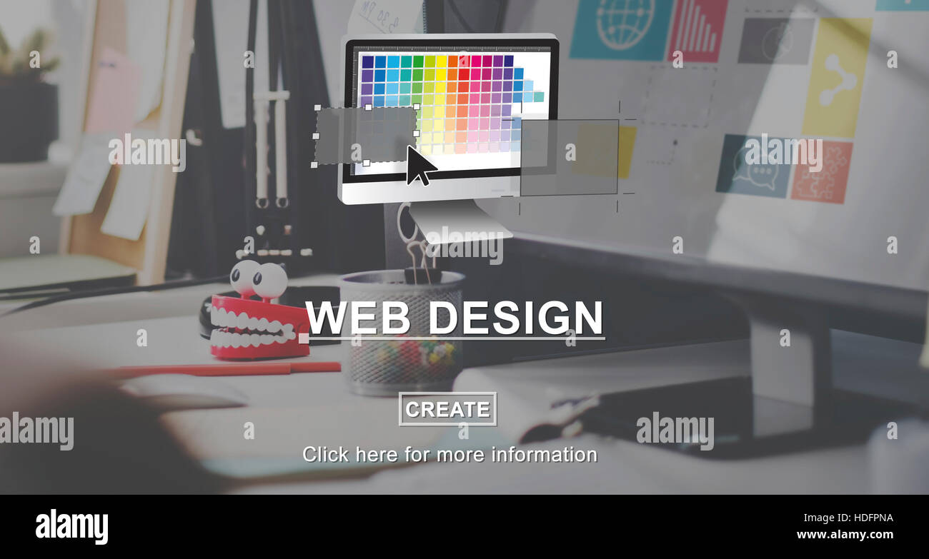 Creative Process Ideas Graphic Design Layout Concept Stock Photo - Alamy