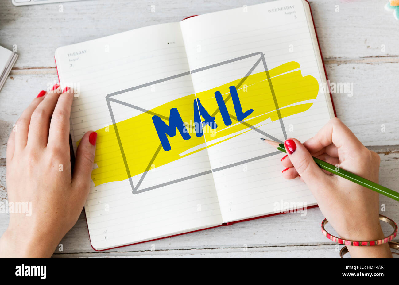 Mail Chat Communication Message Concept Stock Photo - Alamy