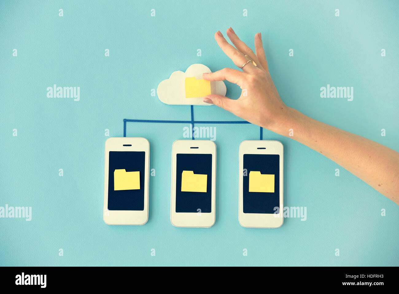 Smartphone Cellphone Networking Telephone Concept Stock Photo - Alamy
