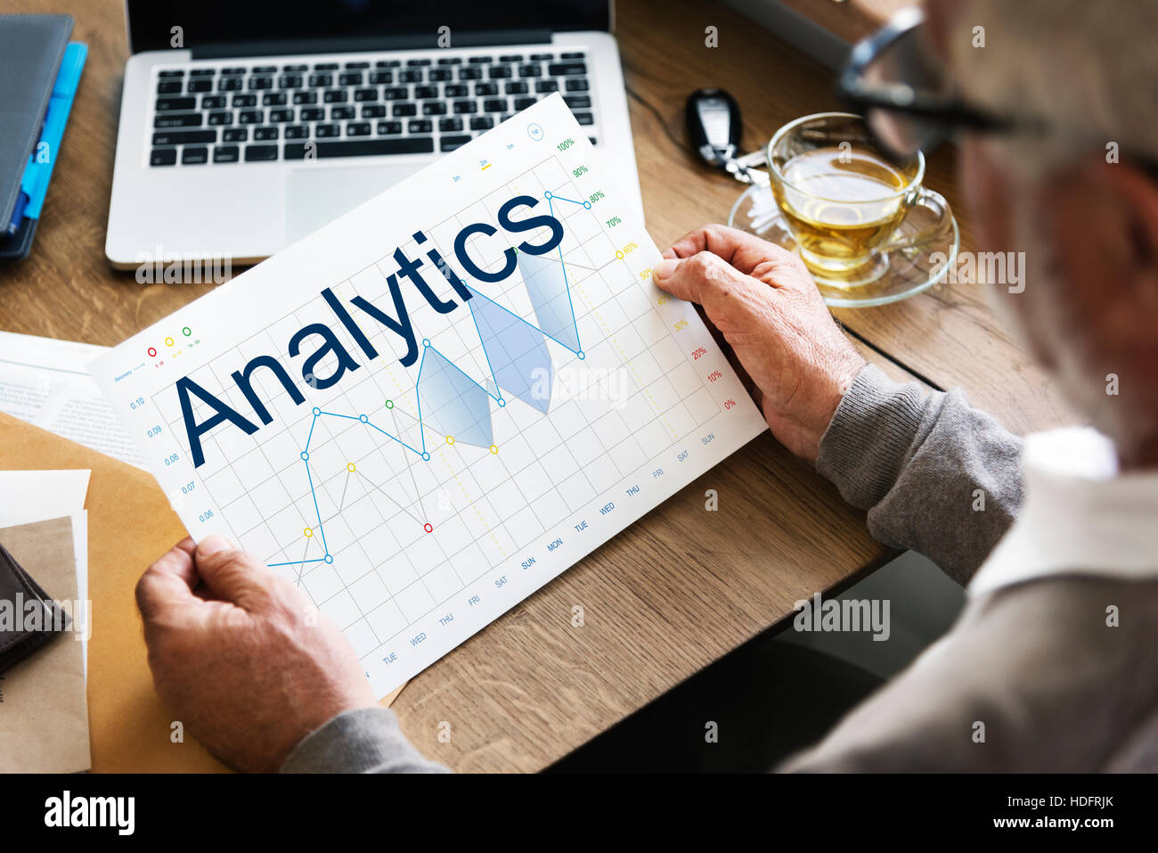 Report Analysis Progress Chart Concept Stock Photo - Alamy