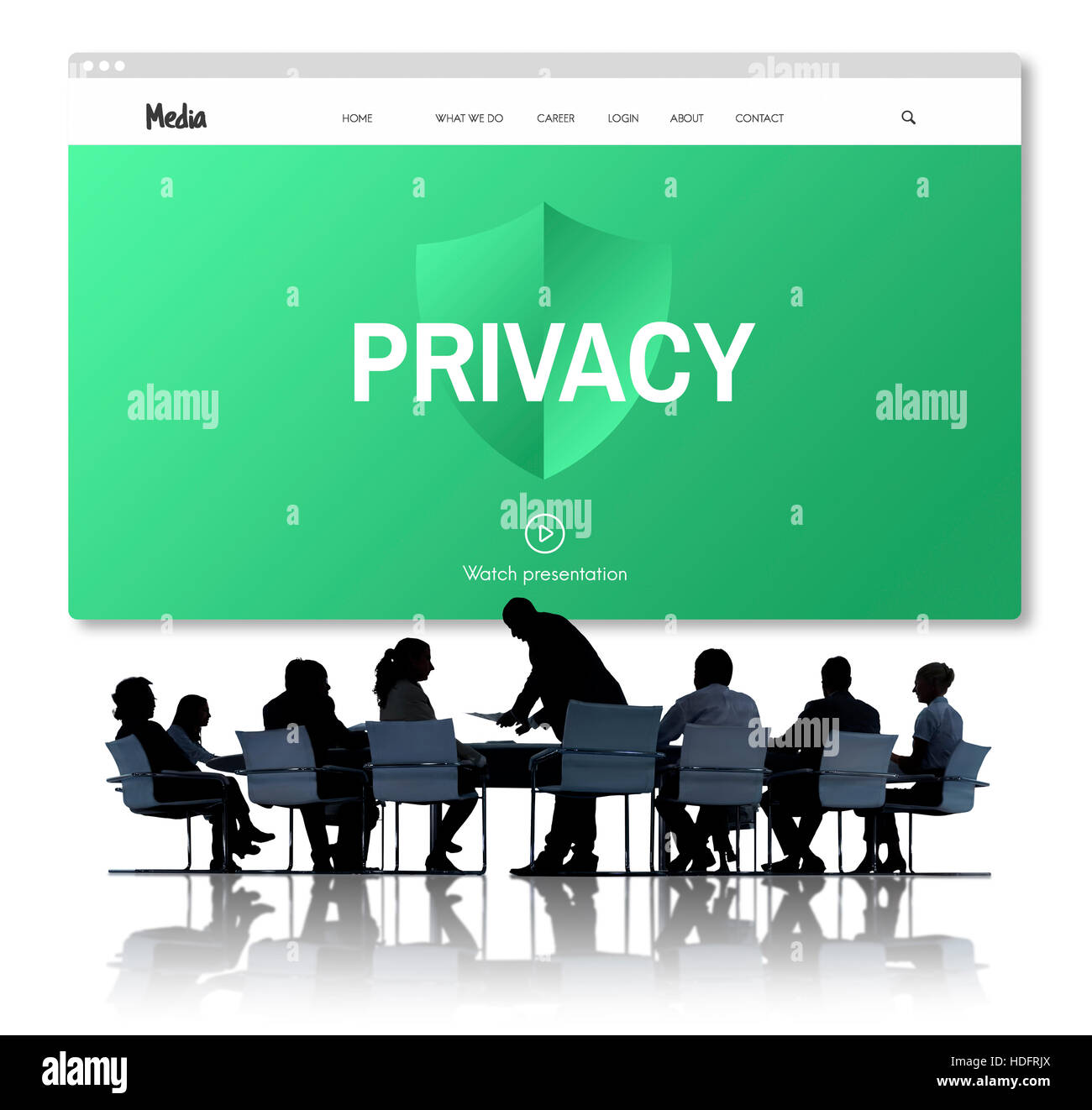 Security Privacy Web Page Concept Stock Photo - Alamy