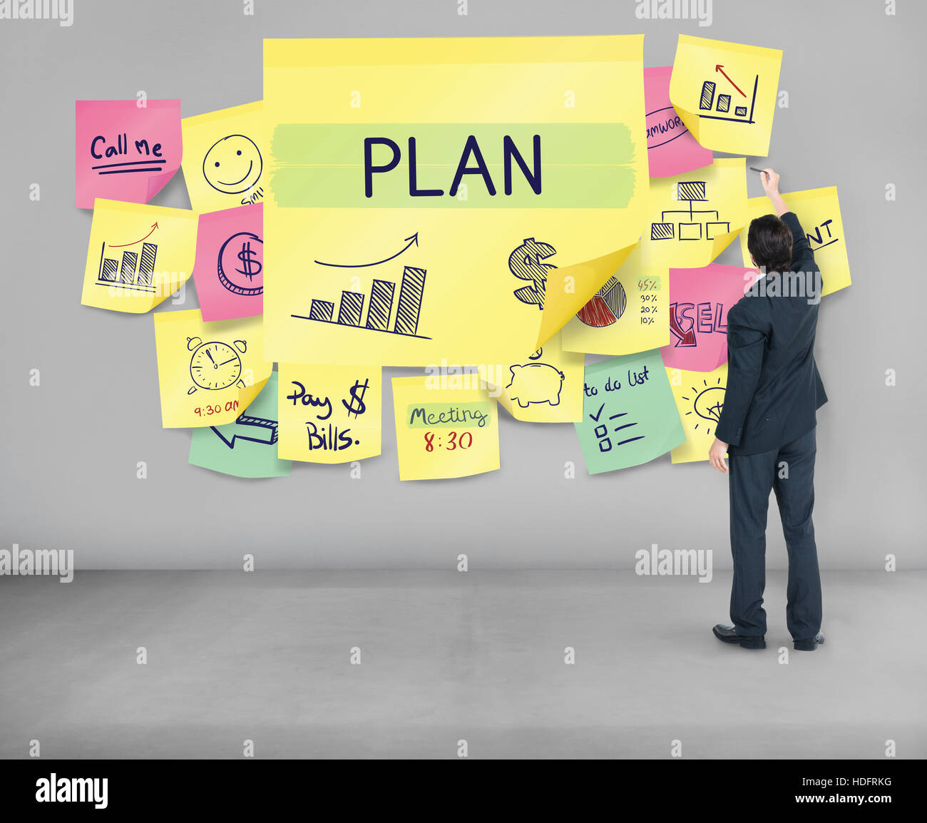 Brainstorming Discussion Plan Marketing Graphic Concept Stock Photo - Alamy