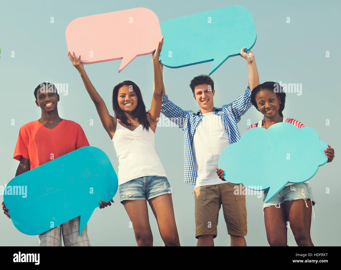 Friends Hanging Out Together Concept Stock Photo - Alamy