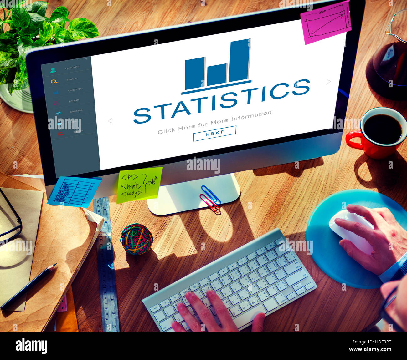 Statistics Result Summary Progress Chart Concept Stock Photo - Alamy