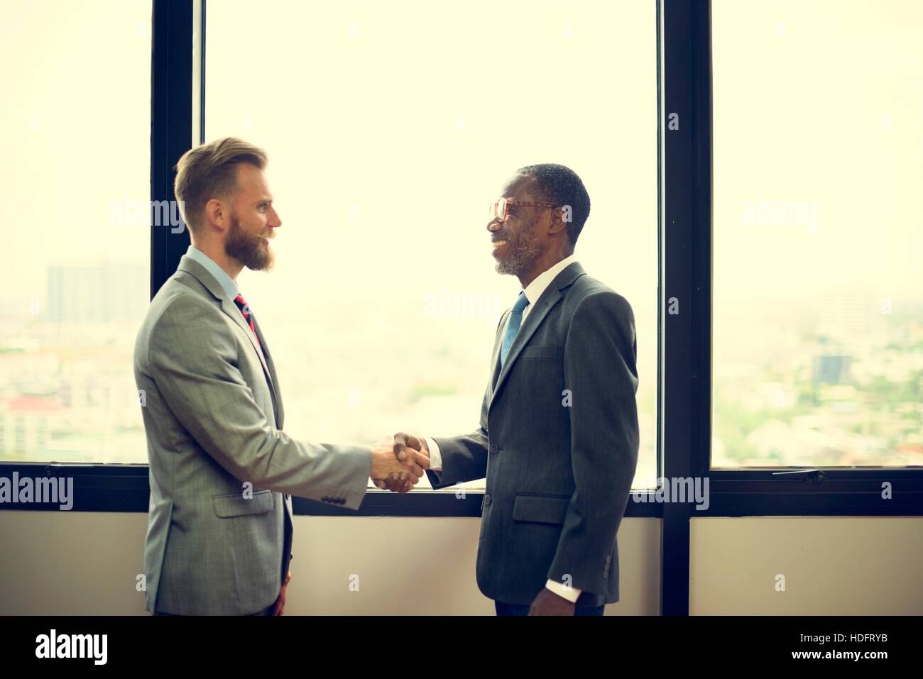Handshake Commitment Partnership Colleagues Concept Stock Photo - Alamy