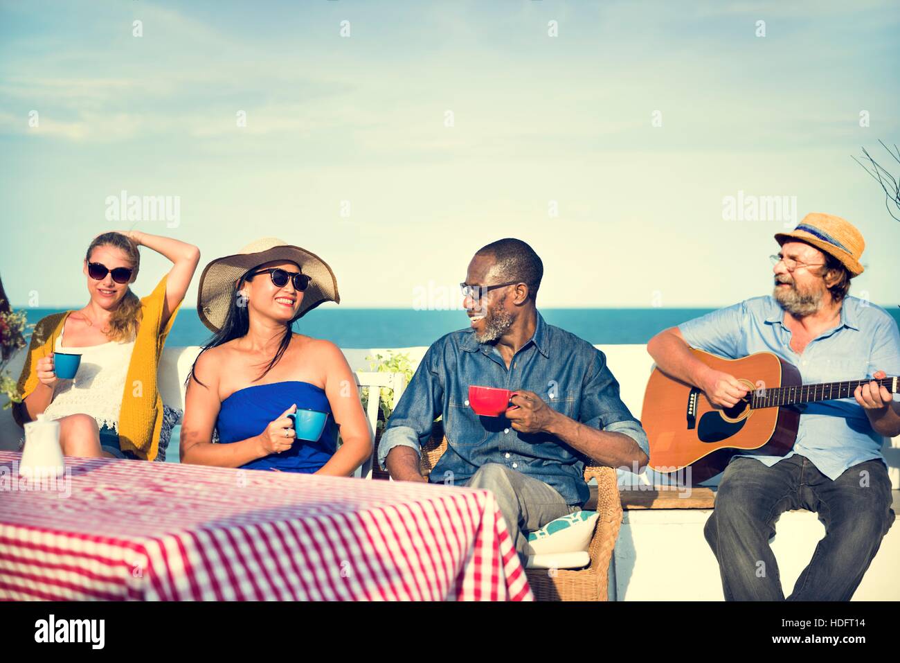 Group Of People Together Concept Stock Photo - Alamy