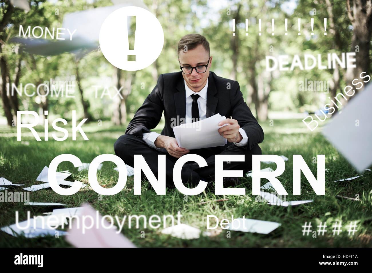 Trouble concern hi-res stock photography and images - Alamy