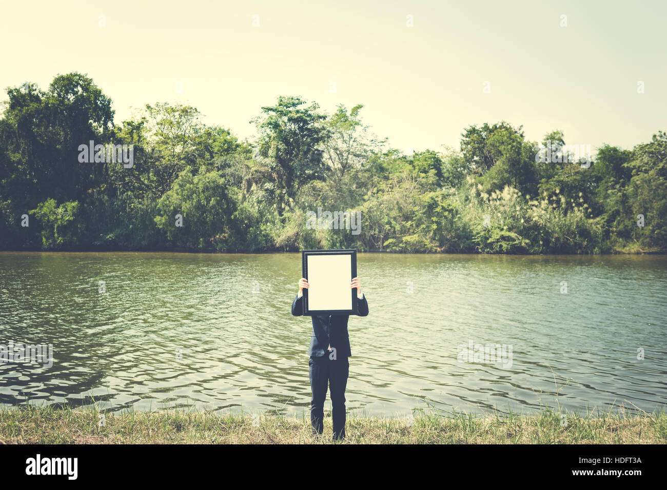 Businessman Enterprise Environment Explore Concept Stock Photo - Alamy